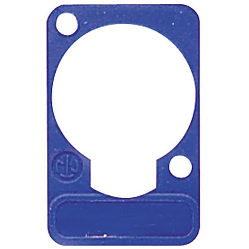 Neutrik D Series Panel Labeling Plate, Blue, DSS-BLUE | Reverb