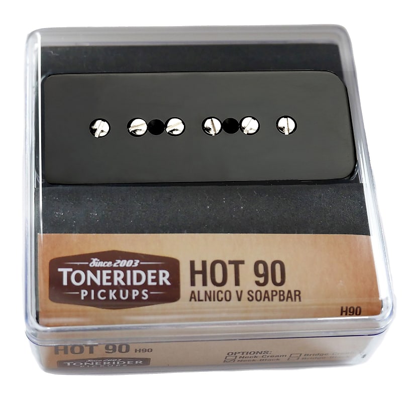 Tonerider Hot 90 P90 Soap Bar Alnico V Neck/Bridge Pickups | Reverb