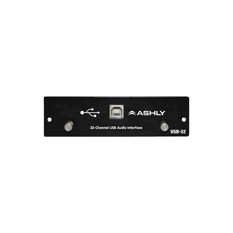 Ashly 32-Channel USB-Audio Input/Output Interface Module for | Reverb