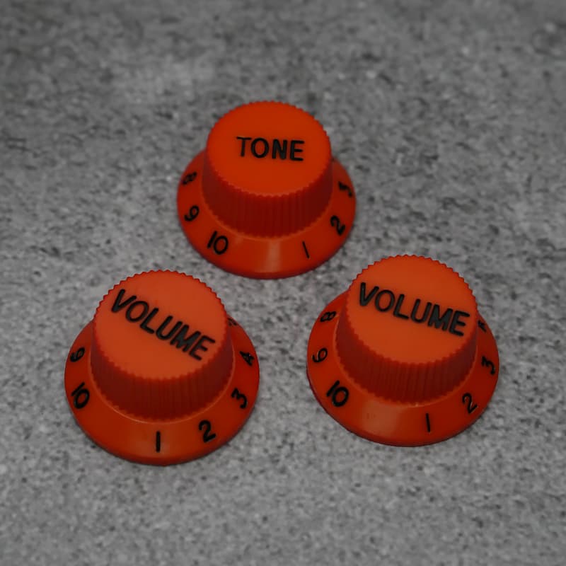 #441 Orange Custom Color Strat Stratocaster Fender Knobs Knob | Reverb