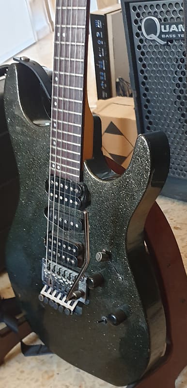 Hamer Centaura USA Black Gold Sparkle Custom Finish | Reverb UK