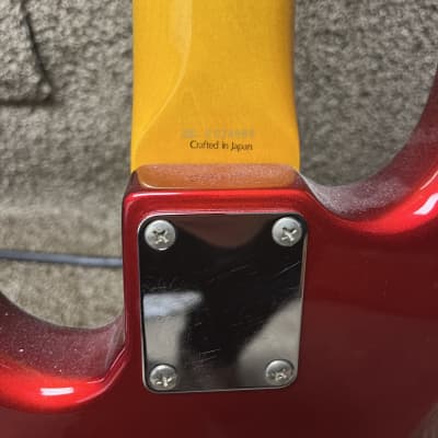 Fender Precision Bass - Cherry Red - Made In Japan | Reverb