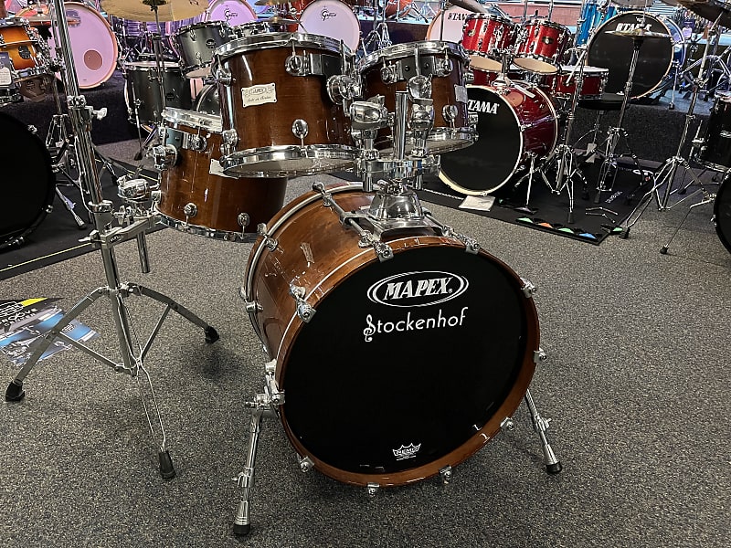 Mapex Saturn 4-piece - Brown walnut | Reverb