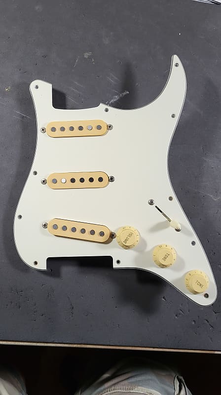 Fender Stratocaster MIJ Loaded Pickguard ('89-'90) - Aged | Reverb