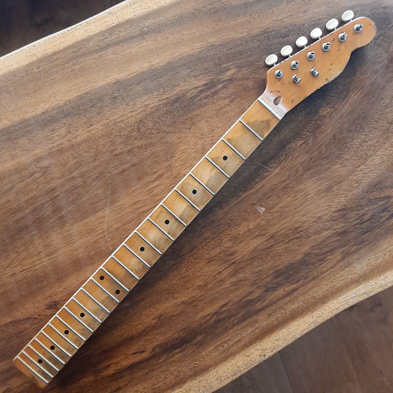 Telecaster style Road Worn Relic Guitar Neck | Reverb