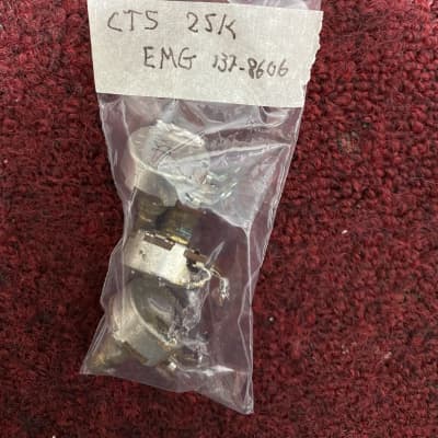 CTS EMG 25k Split Shaft Pots 1986 | Reverb