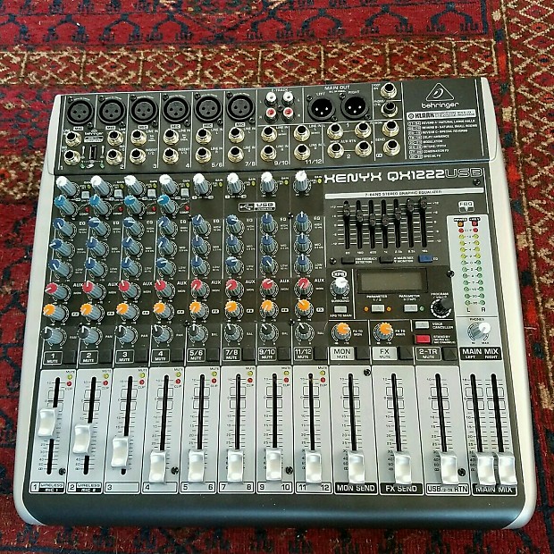 Behringer Xenyx QX 1222 USB Mixer | Reverb
