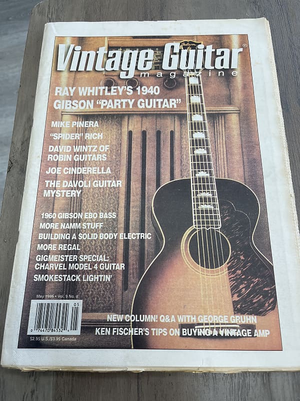 Vintage guitar magazine Ray Whitley May 1995 | Reverb UK