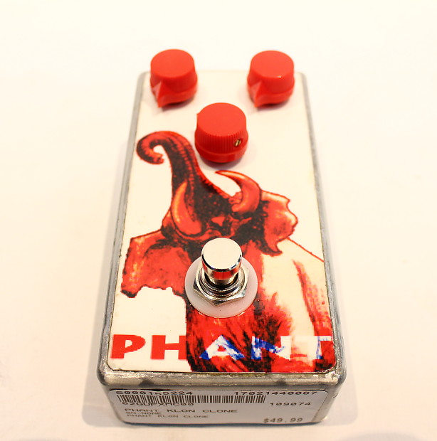 BYOC Silver Pony Klon Clone with Custom "Phant" Graphics | Reverb