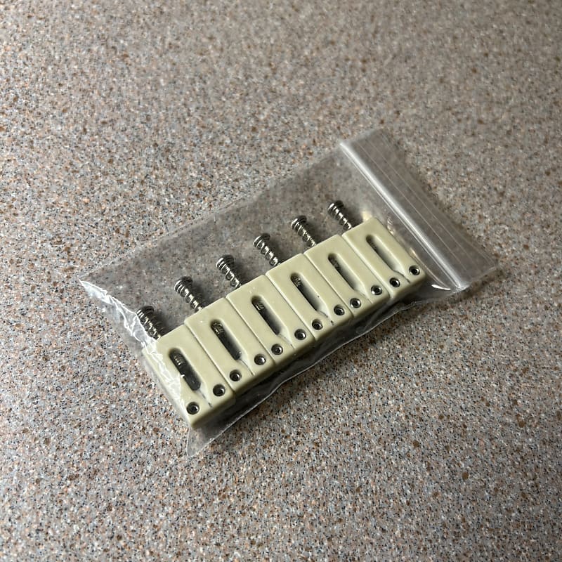 Graph Tech TUSQ Bridge Saddles Set for Strat & Tele, 2-1/16" | Reverb