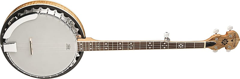 Oscar Schmidt OB5SP Bluegrass Acoustic Banjo (Spalted Maple) | Reverb