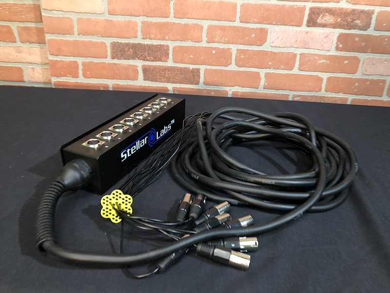 Stellar Labs 8ch XLR 30' Snake | Reverb