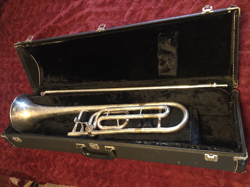 Bach Mercedes 2 Silver trigger trombone | Reverb