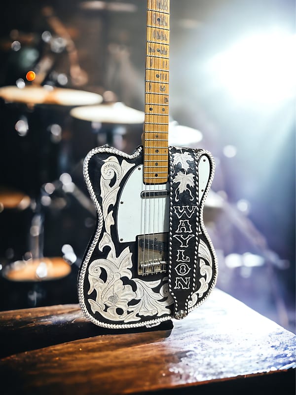 Waylon Jennings Leather Covered Fender Telecaster | Reverb