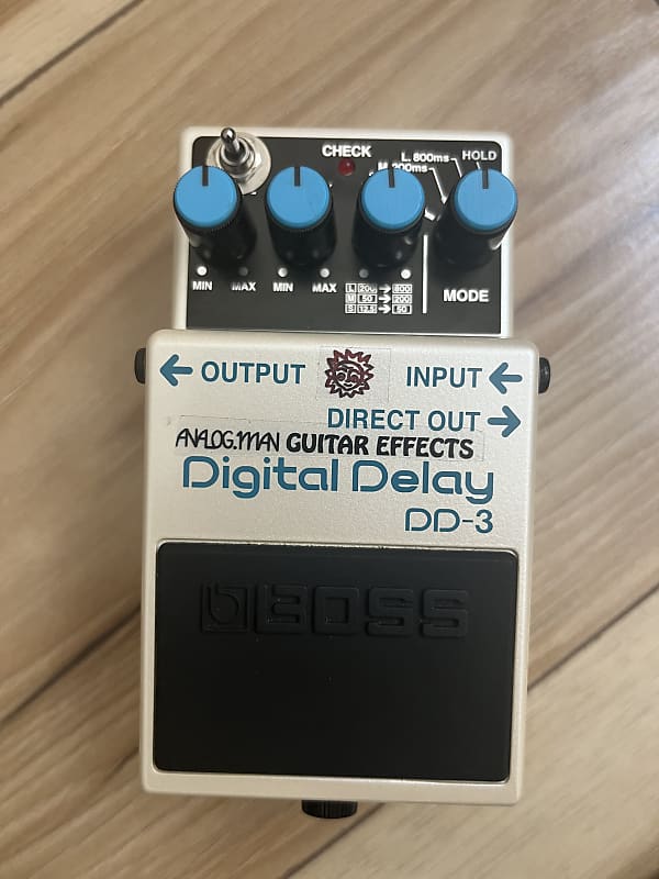 Boss DD-3 Digital Delay with Analogman High Cut Mod | Reverb