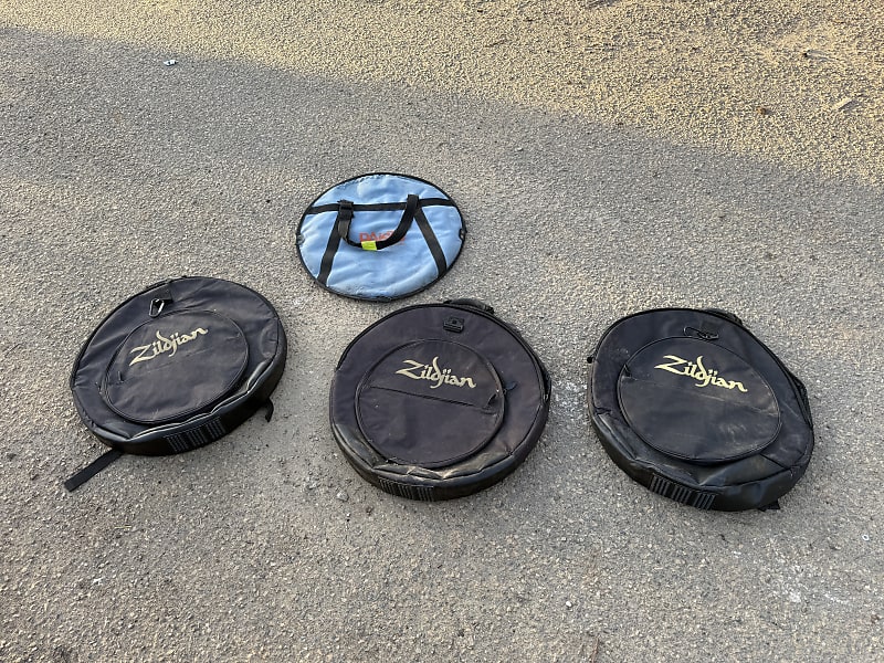 Zildjian Paiste Cymbal Bag Cases 4 Pack package | Reverb