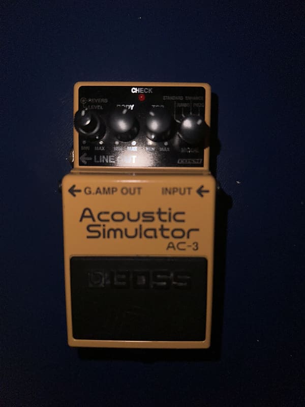 Boss AC-3 Acoustic Simulator (Dark Gray Label) 2006 - Present | Reverb