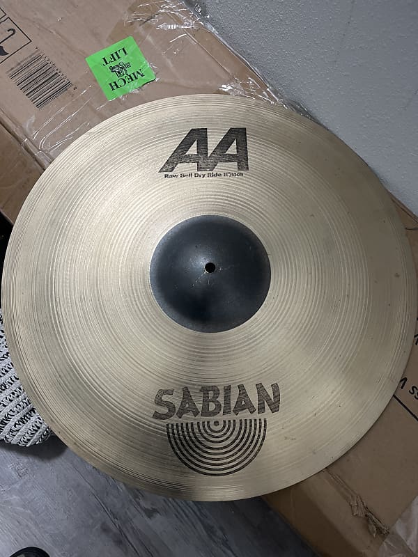 Sabian 21" AA Raw Bell Dry Ride Cymbal 2006 - 2018 | Reverb