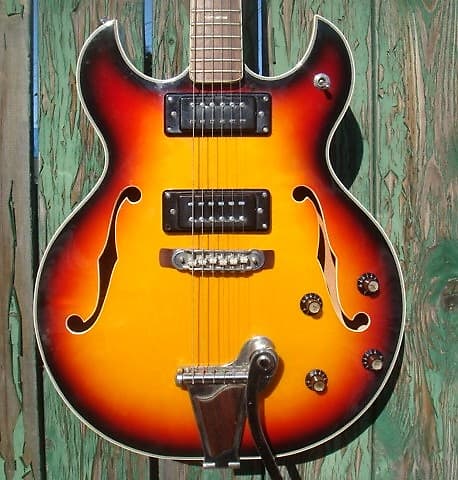 Aria 335 copy 1970's Sunburst | Reverb
