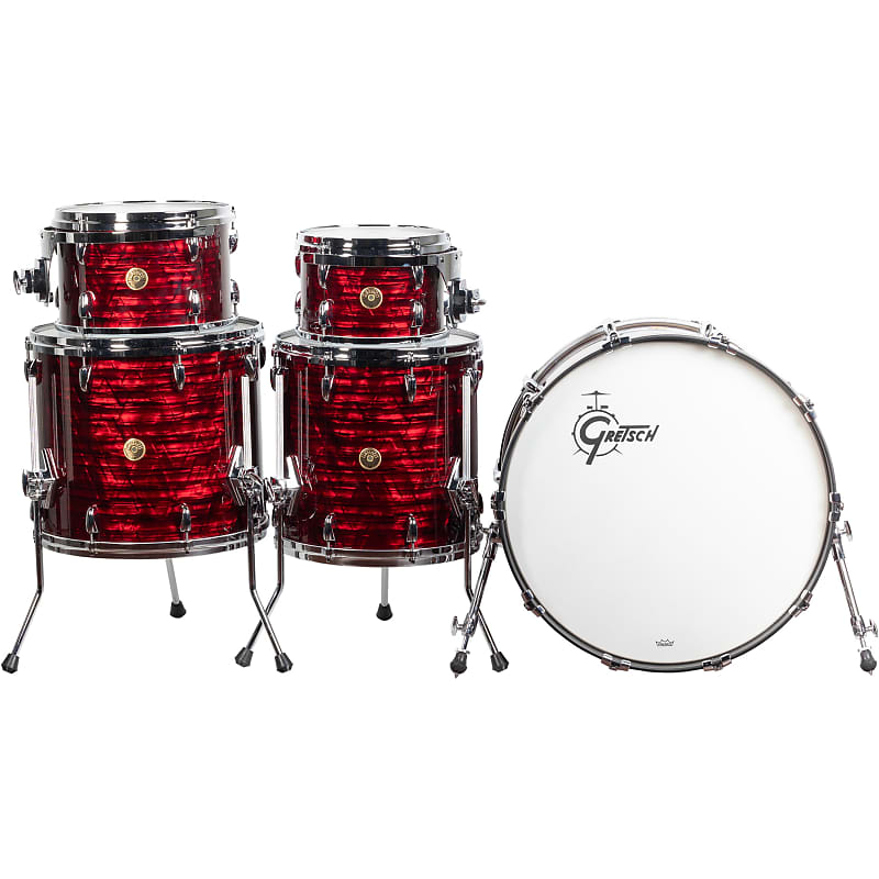 Gretsch USA Custom 6-Piece Shell Kit - Ruby Red Pearl | Reverb