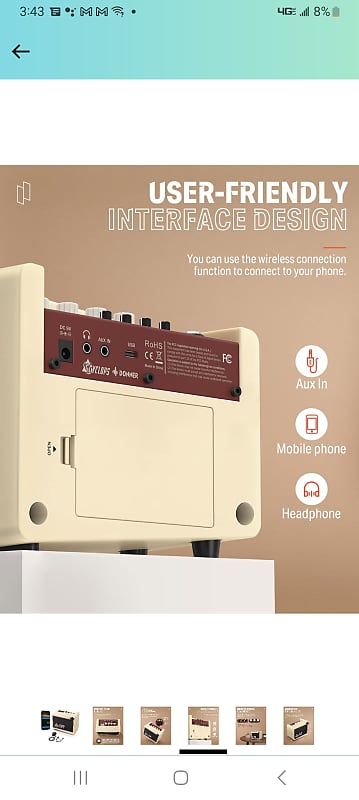 Donner Cyclops 2023 Mini Modeling Amp | Reverb