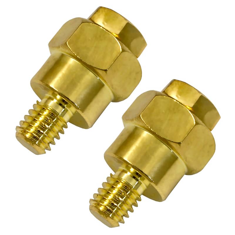 2 GM Side Post Battery Terminal Gold Plated | Reverb