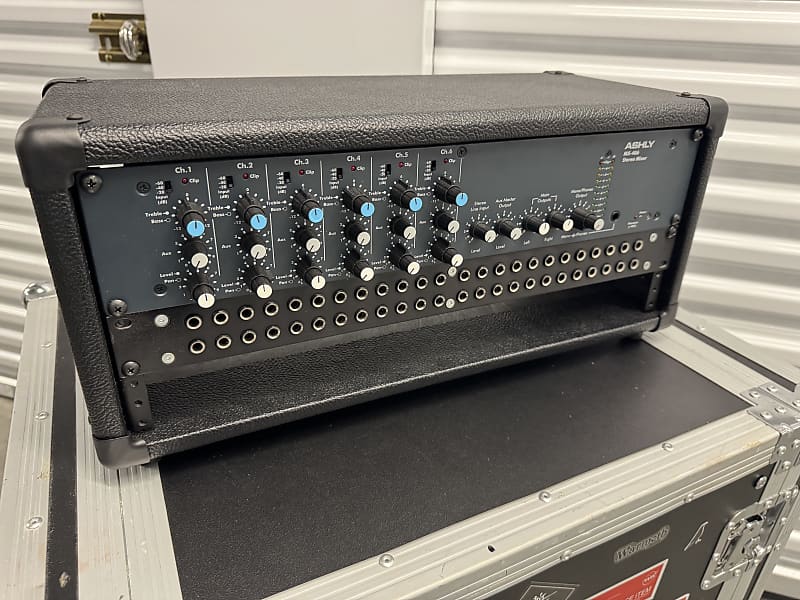 Ashly MX-406 Rackmount Mixer 6 Channels with Rack Case + | Reverb