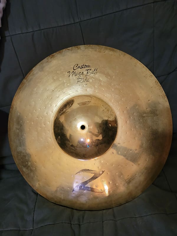 Zildjian 21" Z Custom Mega Bell Ride Cymbal 2000 | Reverb
