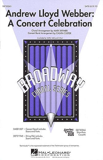 Andrew Lloyd Webber: A Concert Celebration (Medley) SATB | Reverb