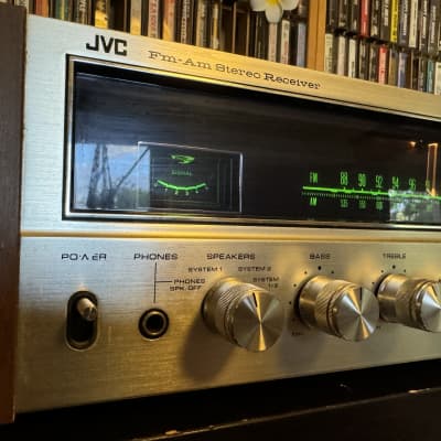 JVC VR-5505 Stereo AM/FM Receiver 1970s - Silver | Reverb