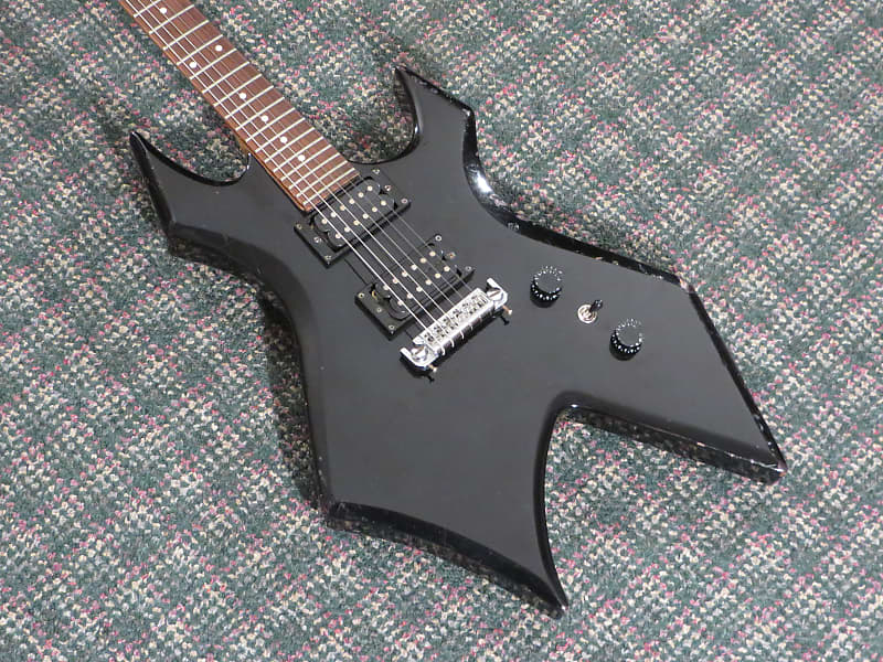 BC Rich Bronze Series Warlock Black! w/gigbag | Reverb