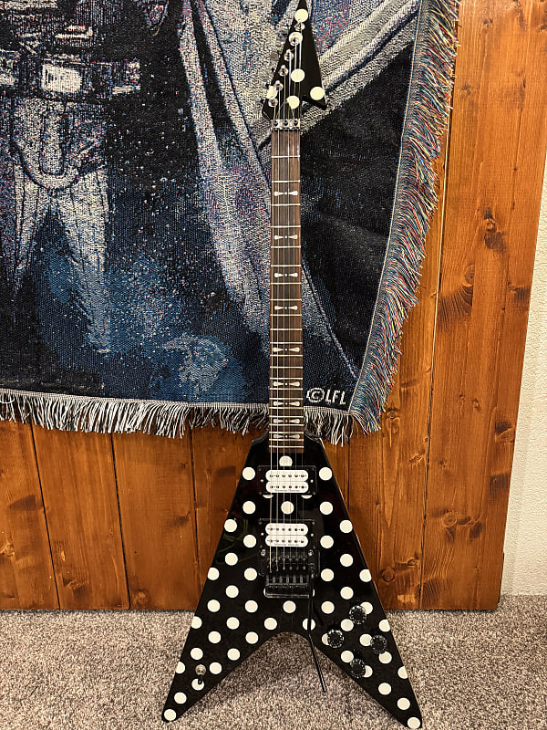 Randy Rhoads Polka Dot Flying V | Reverb