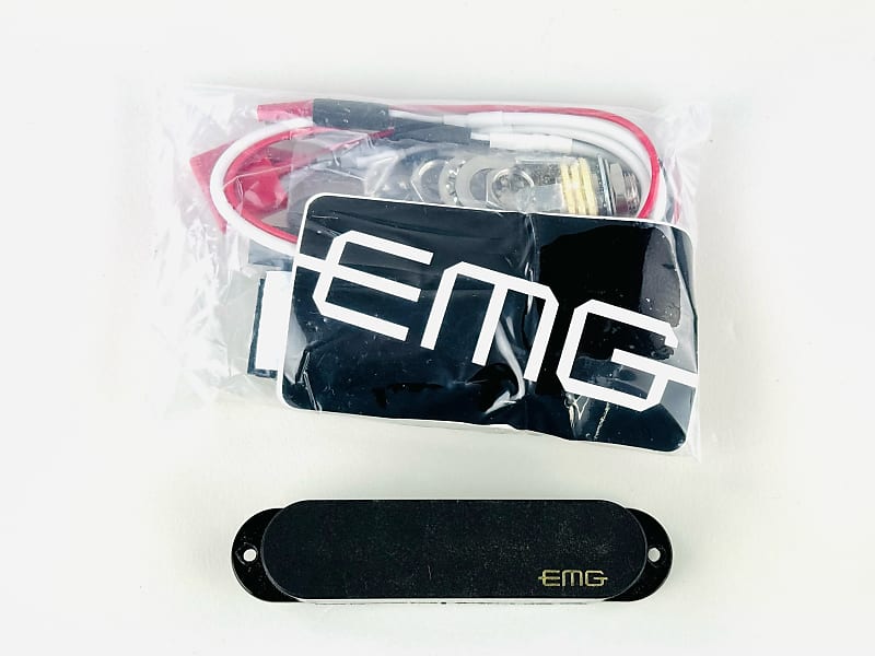 EMG SA Pickup w/Mounting Hardware and Wiring Harness, Gold | Reverb