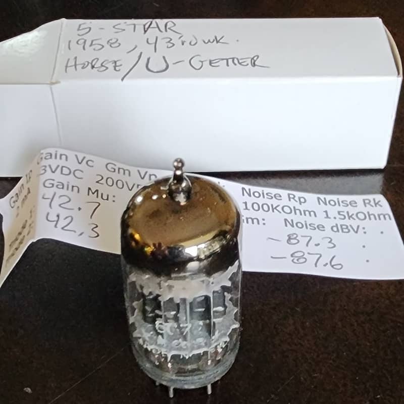 GE 1958 5 Star 6072 Black Plates Triple Mica Horseshoe/U | Reverb