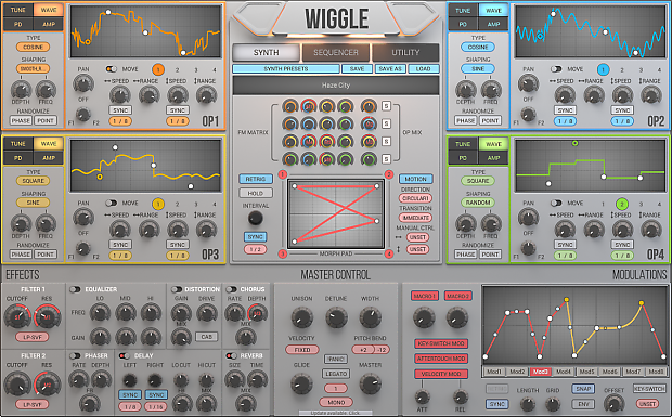 2nd SENSE Wiggle - Waveshaping Synthesizer Plug-In | Reverb UK
