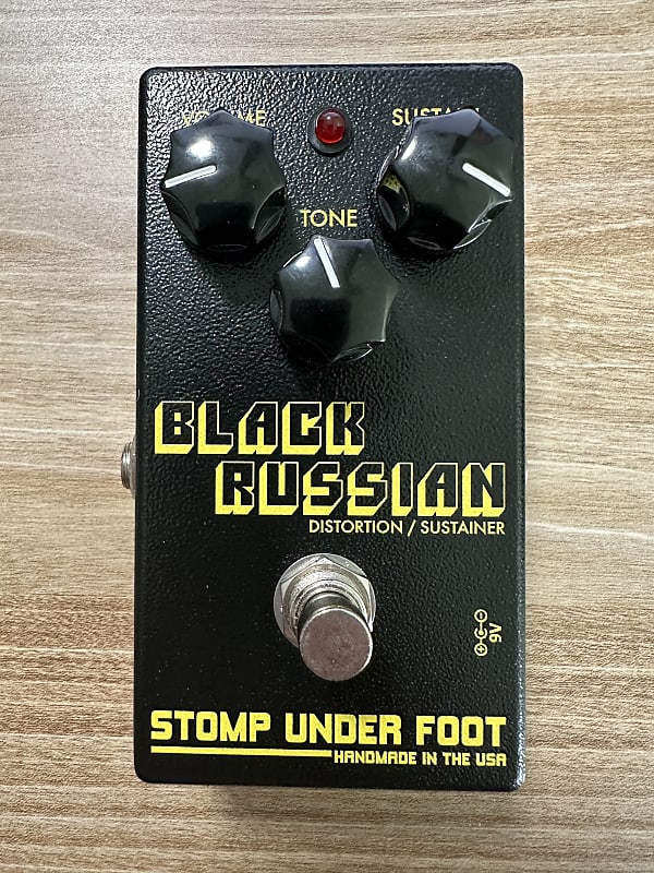 Stomp Under Foot Black Russian Fuzz Distortion 2010's - Black | Reverb