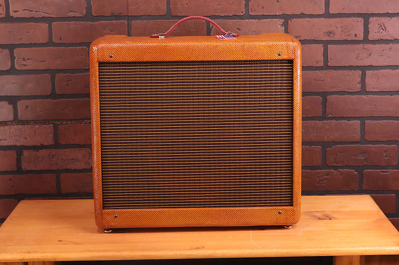 Narrow panel 5f11 Vibrolux Tweed /Amber/Nitro Lacquer | Reverb