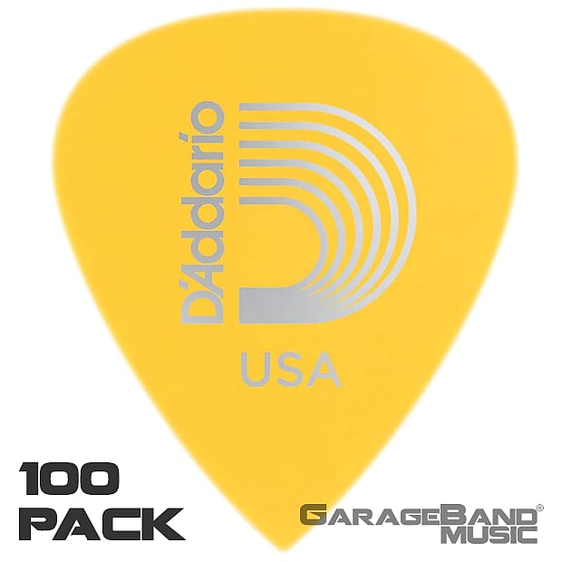 D'Addario 6DYL3-100 Duralin Precision Guitar Picks, | Reverb