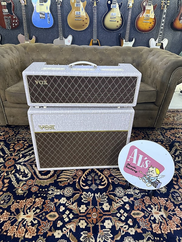 Vox Hand Wired AC 30 Stack Head & 2x12” Blue Alnico Cabinet | Reverb