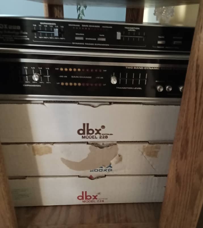 DBX Equipment 5 pieces DBX 2BX, 200XG,2 DBX 228s & a 224 | Reverb