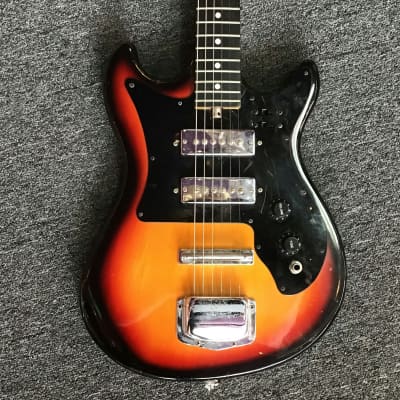 Harmony H801/802 bobkat 1970s Sunburst | Reverb
