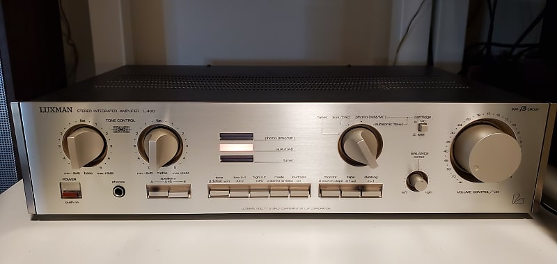 Vintage Stereo Integrated Amplifier Luxman L-400 | Reverb