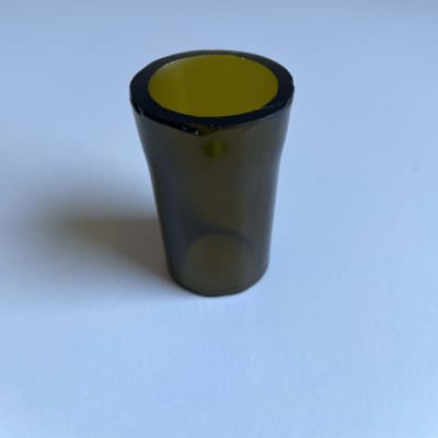 JK's Glass Bottleneck Slides - Short Brown Glass Slide with | Reverb