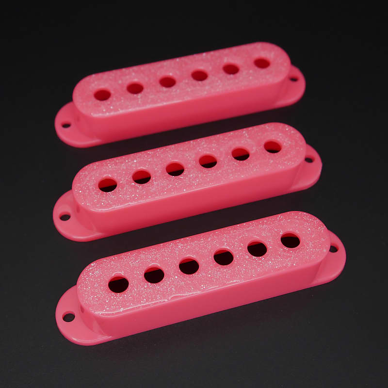 #397 Neon Pink Glitter Sparkle 48/50/52 SSS Stratocaster | Reverb