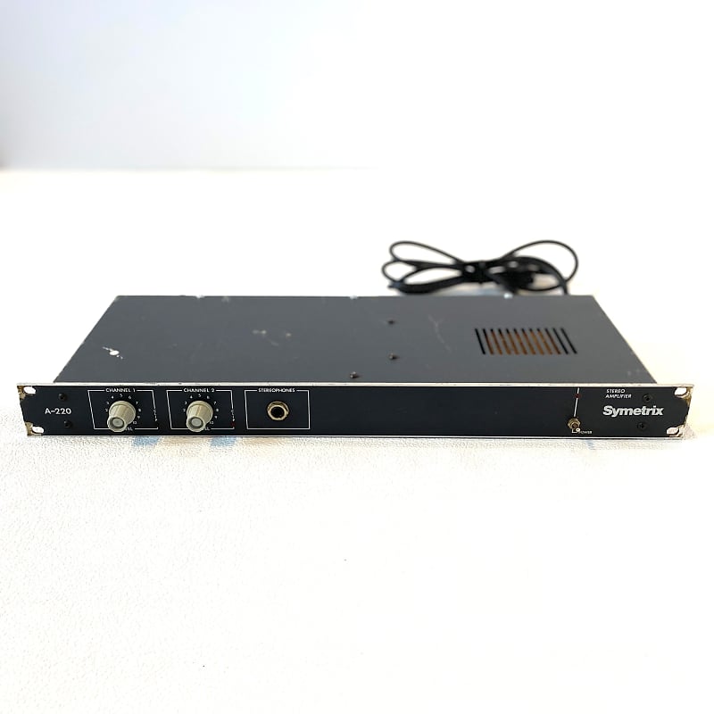 Symetrix A-220 Vintage Stereo Amplifier Rackmount | Reverb