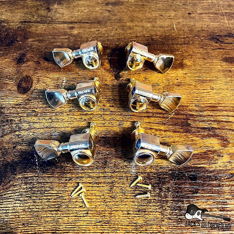 Grover 3x3 10mm Rotomatic 'Keystone' Tuners (2020s - Gold) | Reverb