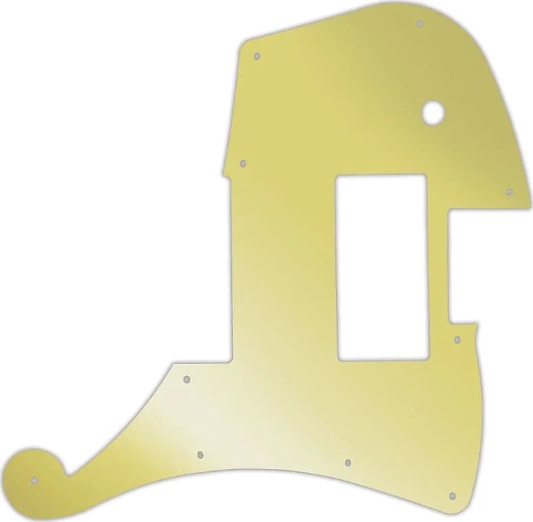 WD Custom Pickguard For D'Angelico Deluxe Ludlow #10GD Gold | Reverb