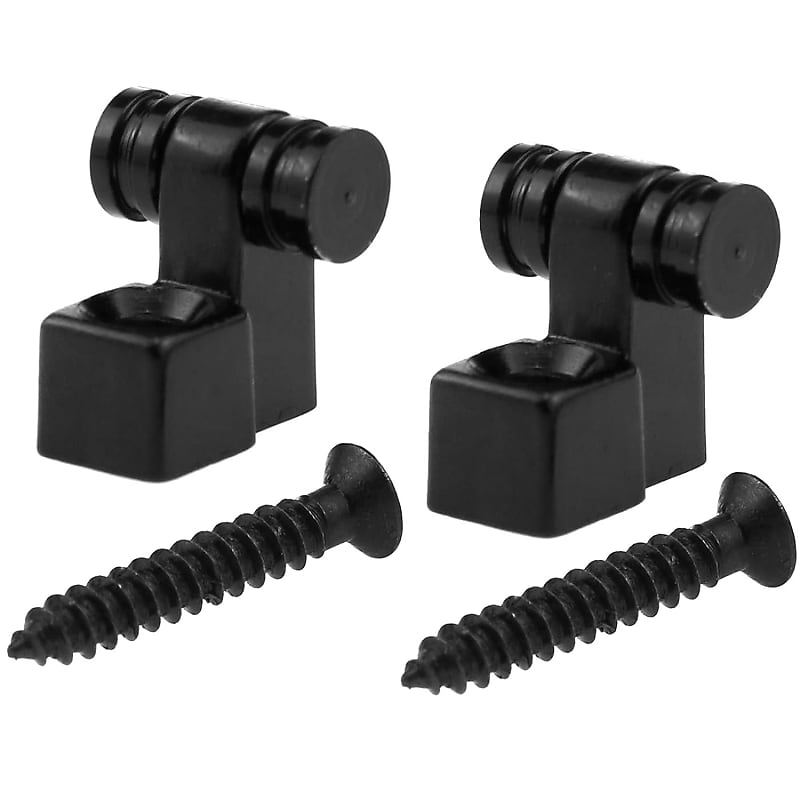 Black Electric Guitar Roller String Tree Sheath Screwed | Reverb