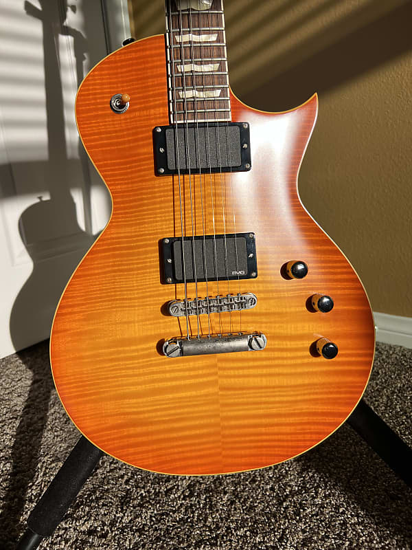 2005 ESP Standard Eclipse-II FM Vintage Honey Burst | Reverb