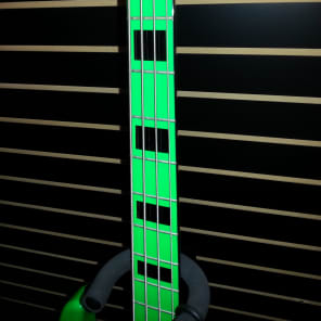 Dean Custom Zone Bass 4 string Nuclear Green Excellent | Reverb